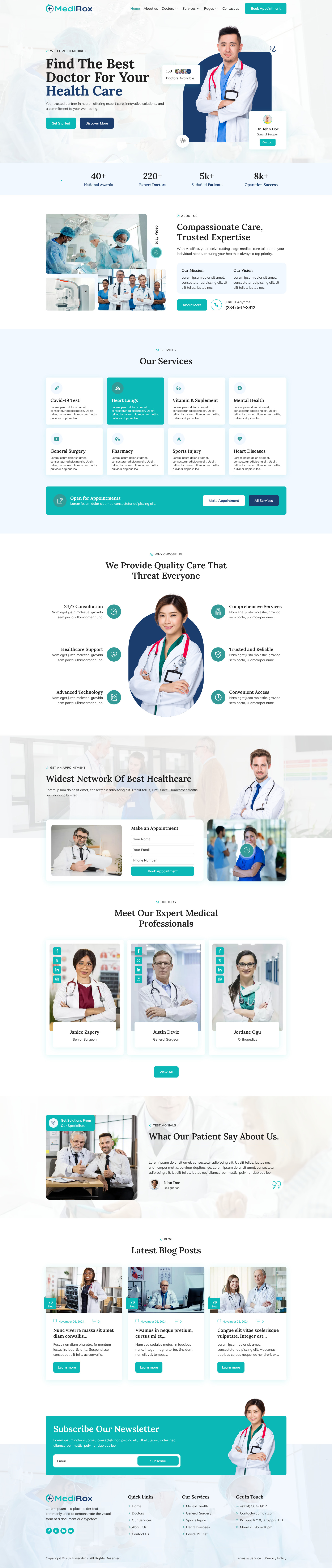 MediRox - Health & Medical Elementor Template Kit by Rox_Themes ...