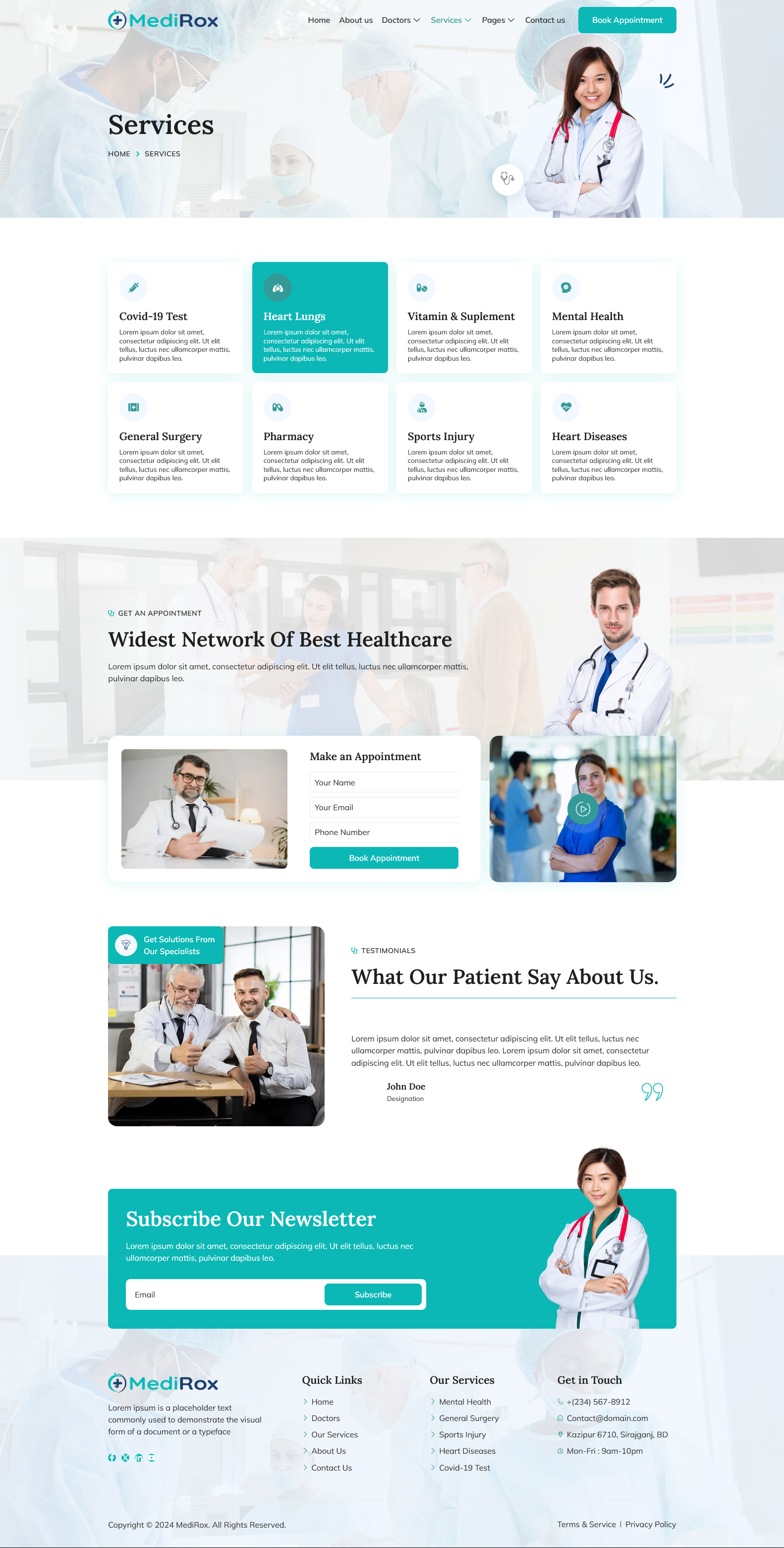 MediRox - Health & Medical Elementor Template Kit by Rox_Themes ...
