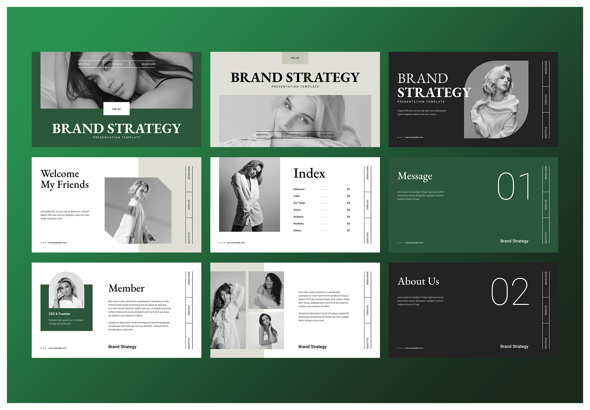 Brand Strategy Powerpoint Presentation Template, Presentation Templates
