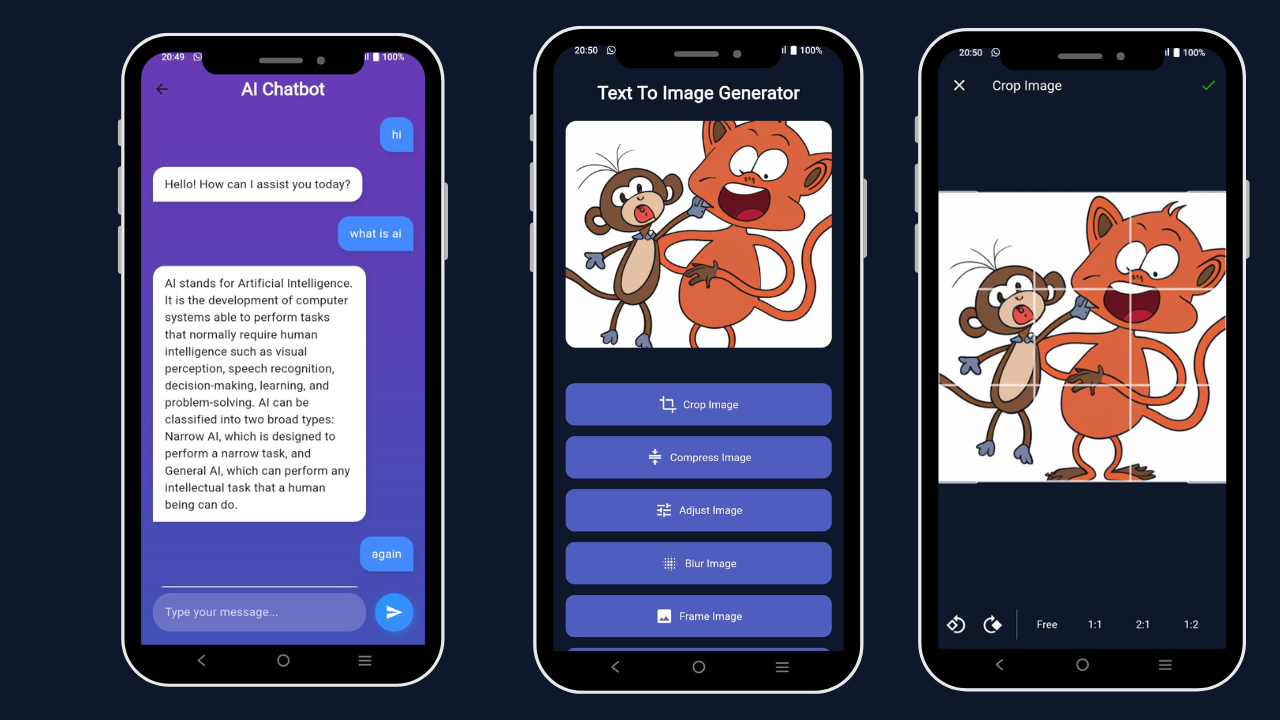 AI Image Generator | AI Chat Bot | Translator & Emotion Recognition ...