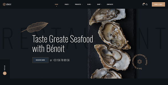 Benoit - Restaurants & Cafes WordPress Theme by WebGeniusLab | ThemeForest