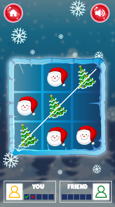 Christmas Tic Tac Toe Game - Board Game - X or O | HTML5 & Android ...