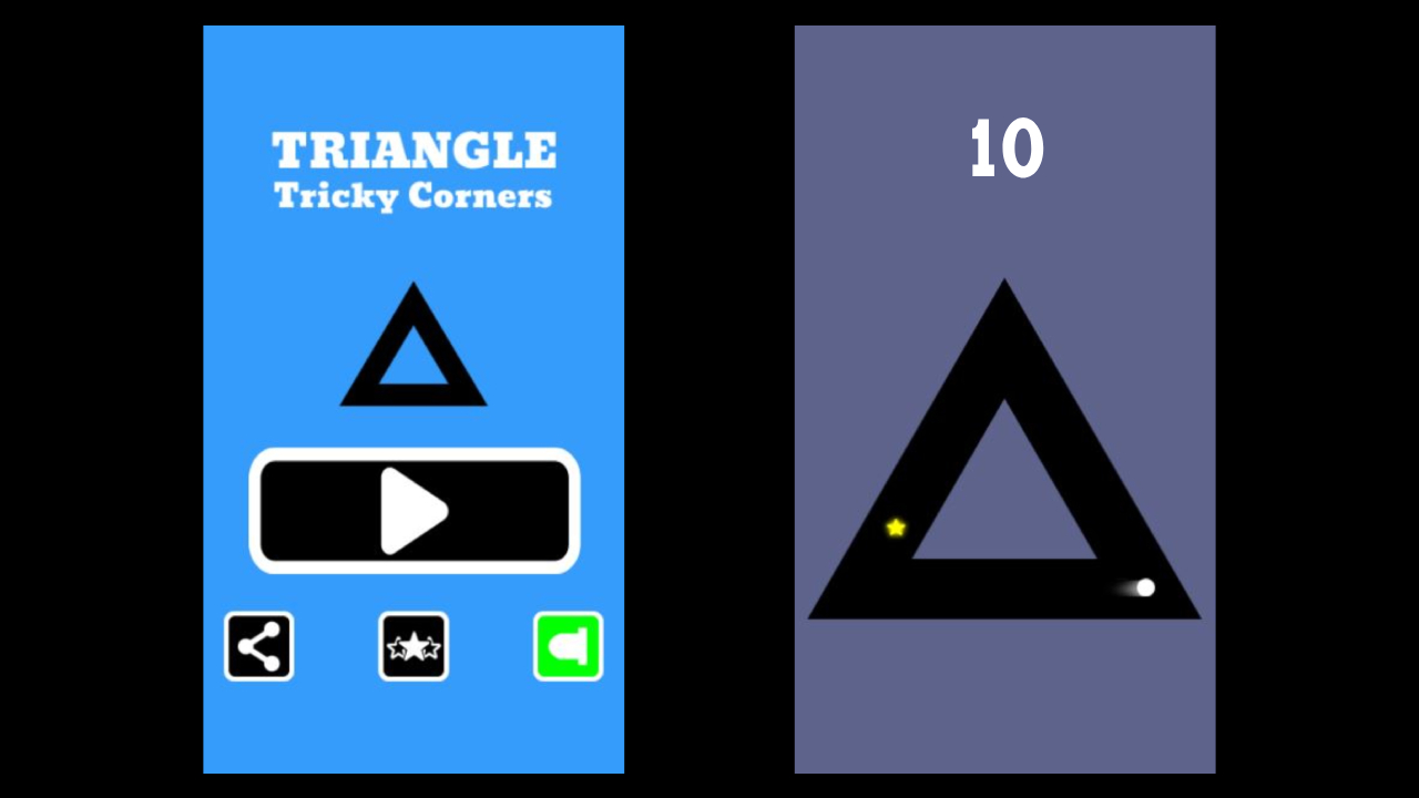 Triangle Tricky Corners: 2D Reflex Endless Challenge Game - Fast-Paced Html5 Game | Construct 3 ...