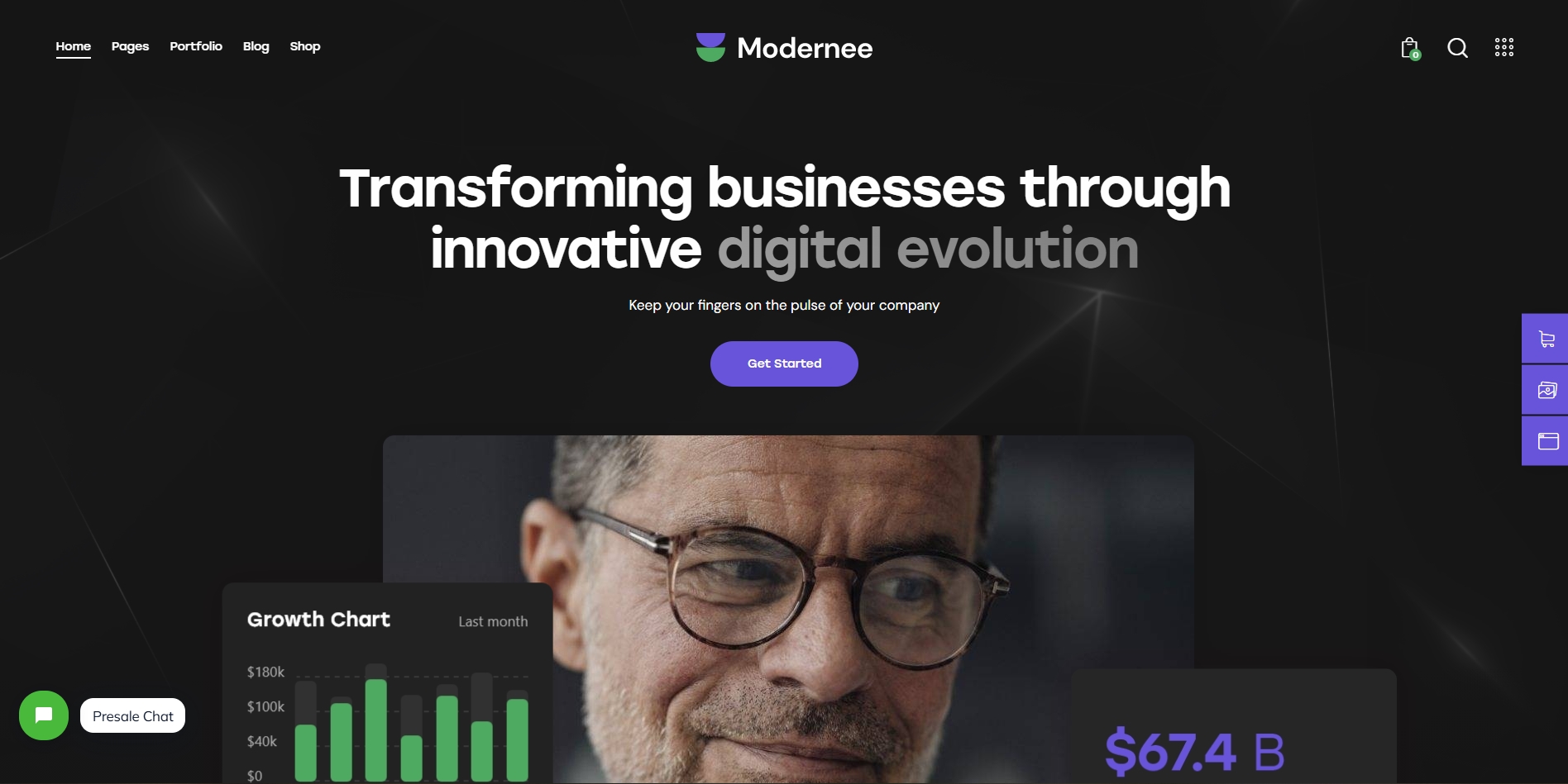Modernee — Ai Company And Digital Agency Wordpress Theme By Themerex