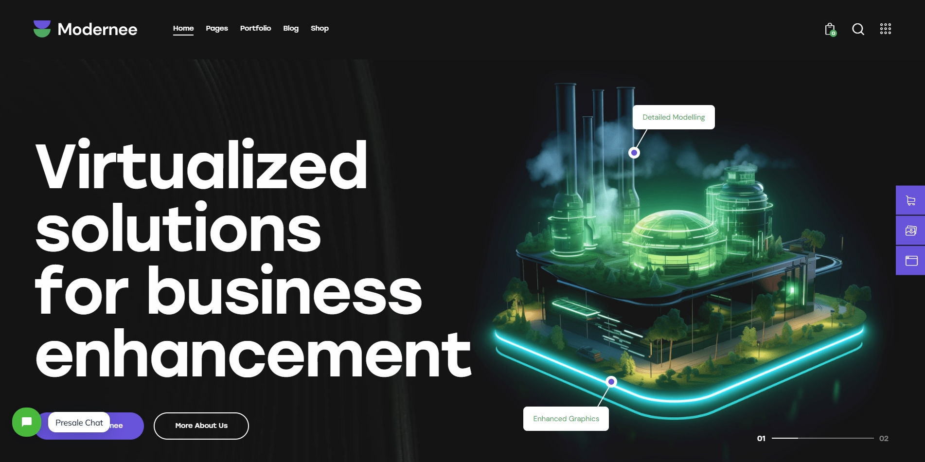 Modernee — Ai Company And Digital Agency Wordpress Theme By Themerex