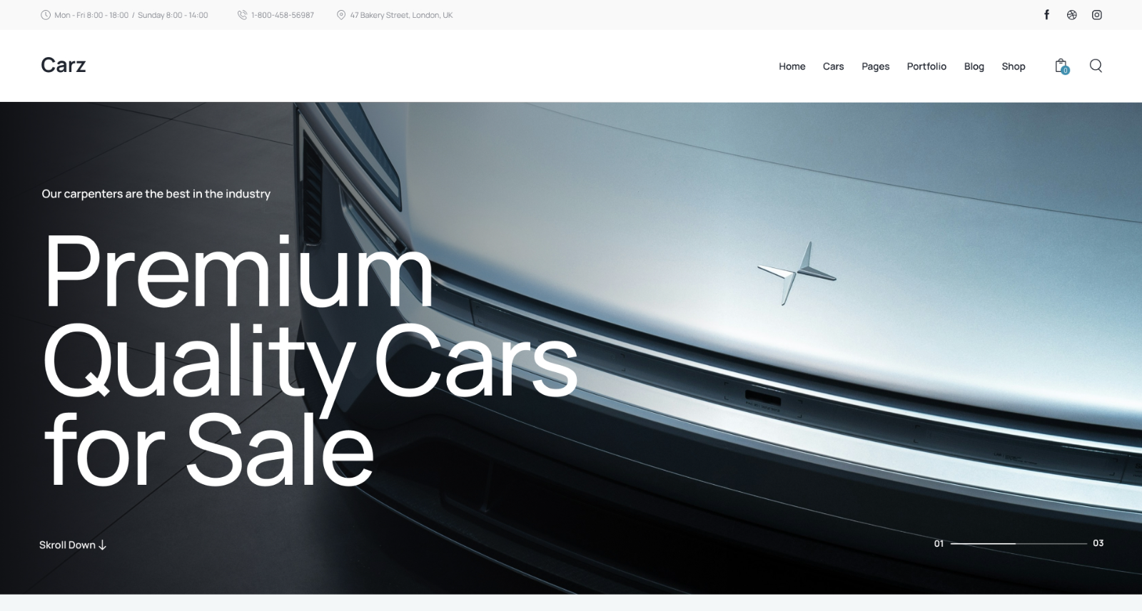 Carz — Car Dealer, Shop & Repair WordPress Theme by AncoraThemes ...