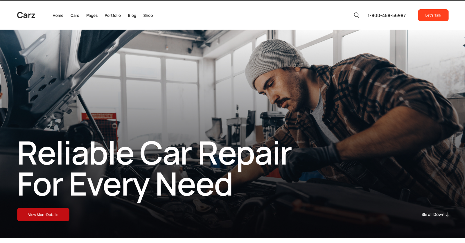 Carz — Car Dealer, Shop & Repair WordPress Theme by AncoraThemes ...