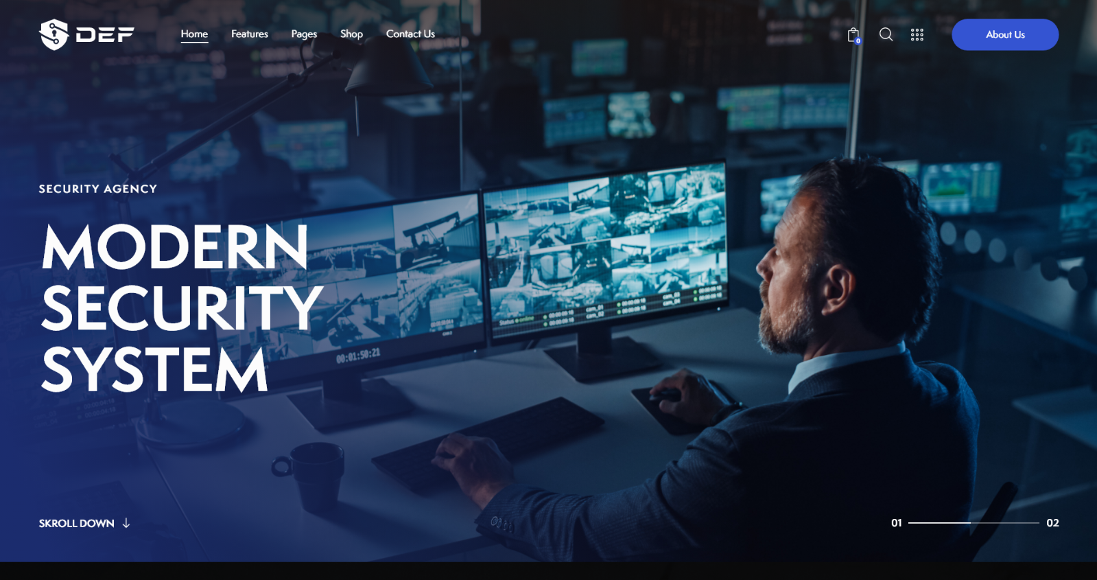 Def — CCTV Camera & Bodyguard Security WordPress Theme by AncoraThemes