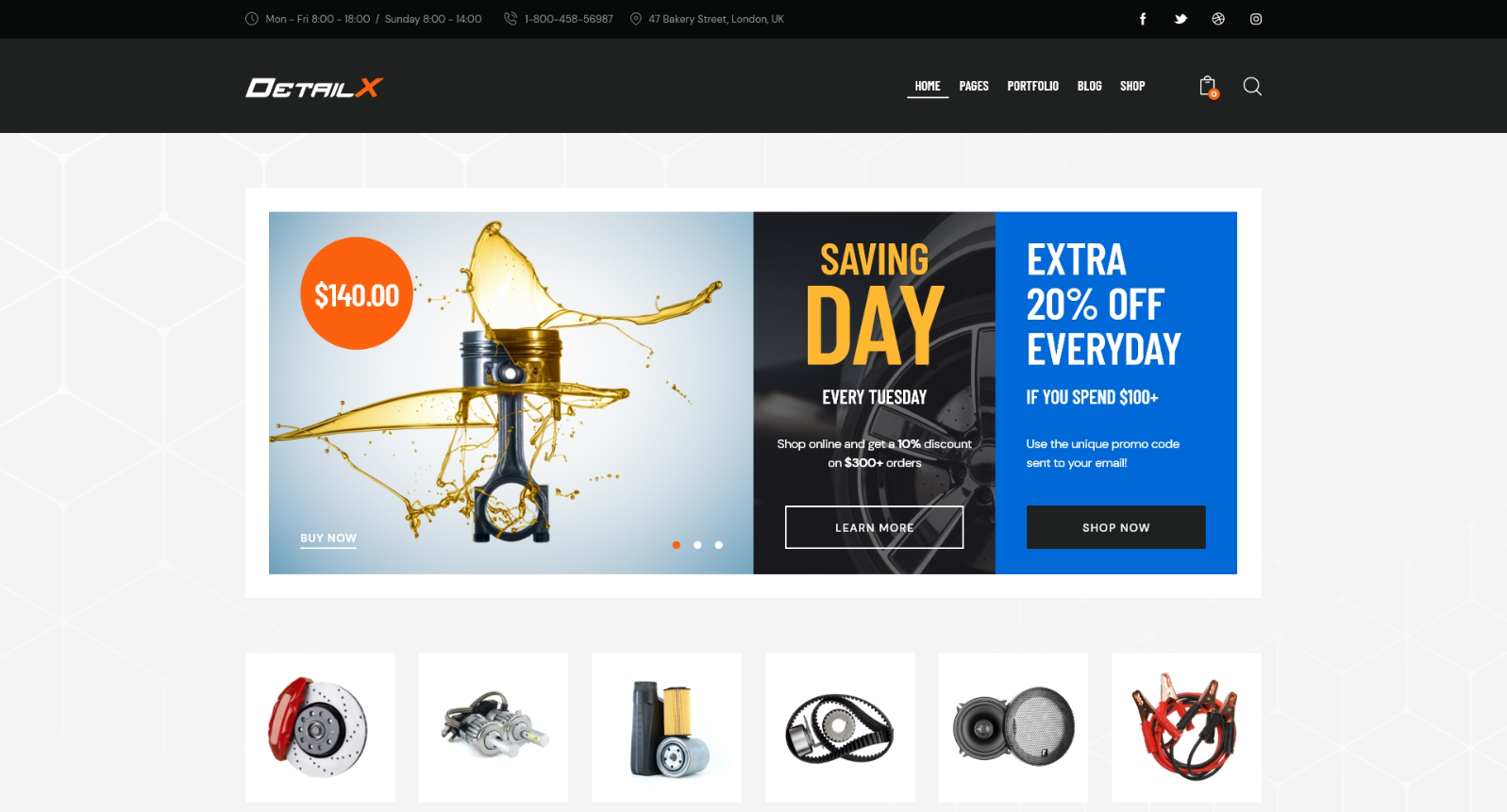 DetailX - Car Detailing, Shop & Repair Theme by AncoraThemes | ThemeForest