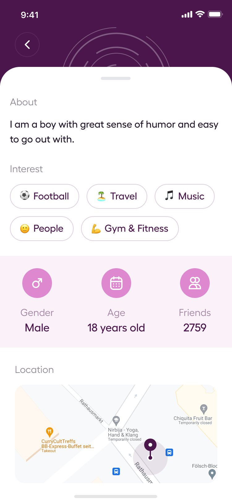 Friendzy - Dating App React Native CLI Ui Kit by upliftthemes | CodeCanyon
