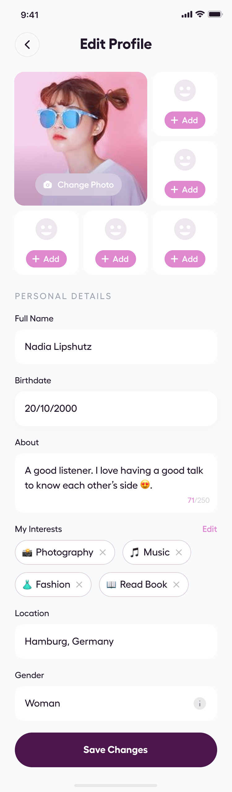 Friendzy - Dating App React Native CLI Ui Kit by upliftthemes | CodeCanyon