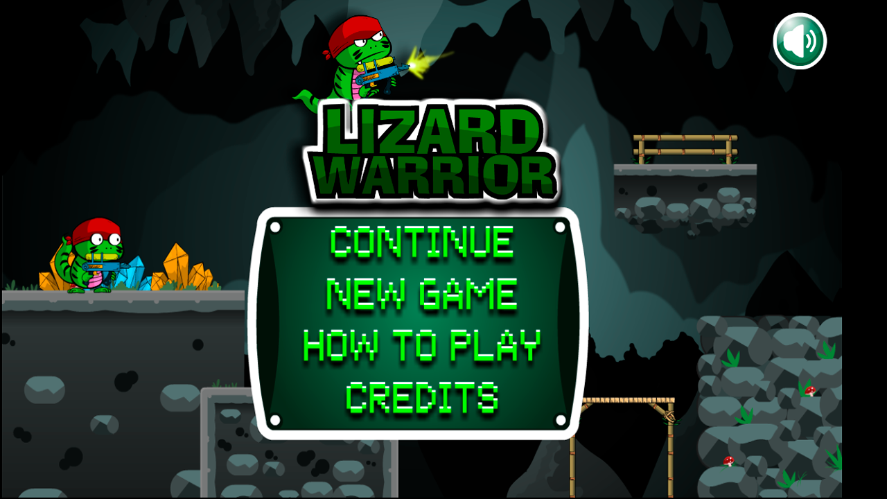 Lizard Warrior - Platform Game for Html5/Android/Iphone by PasGames