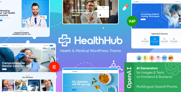 HealthHub - Health & Medical Doctor WordPress Theme by AncoraThemes