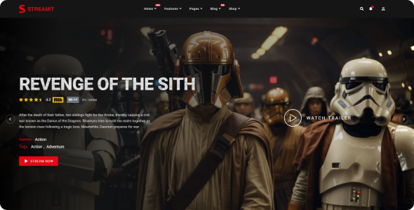 Streamit | Video Streaming VueJS, React JS, Laravel, HTML Admin Template + RTL by iqonicdesign