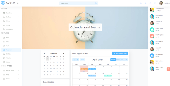SocialV 5.0 - Social Network & Community Admin Template (Vue 3, React ...