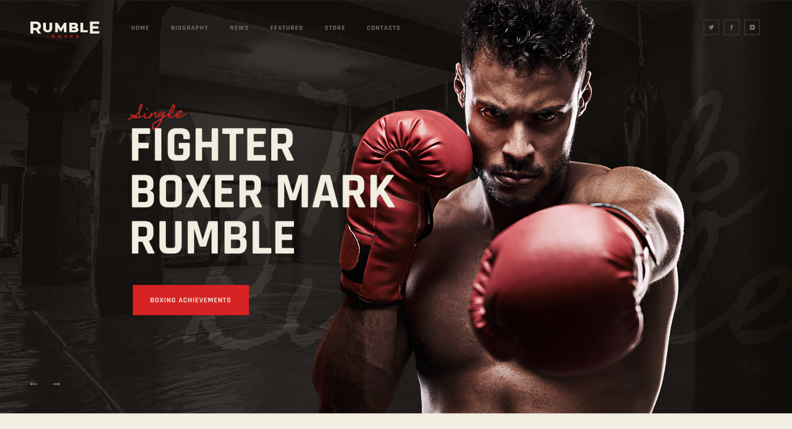 Rumble | Boxing & Martial Arts Fighting MMA Theme by AncoraThemes ...