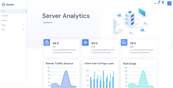 Xamin - Data Science & Analytics SaaS WordPress Theme by iqonicdesign