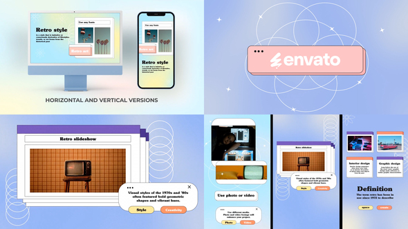 Retro Slideshow for DaVinci Resolve, DaVinci Resolve Templates | VideoHive