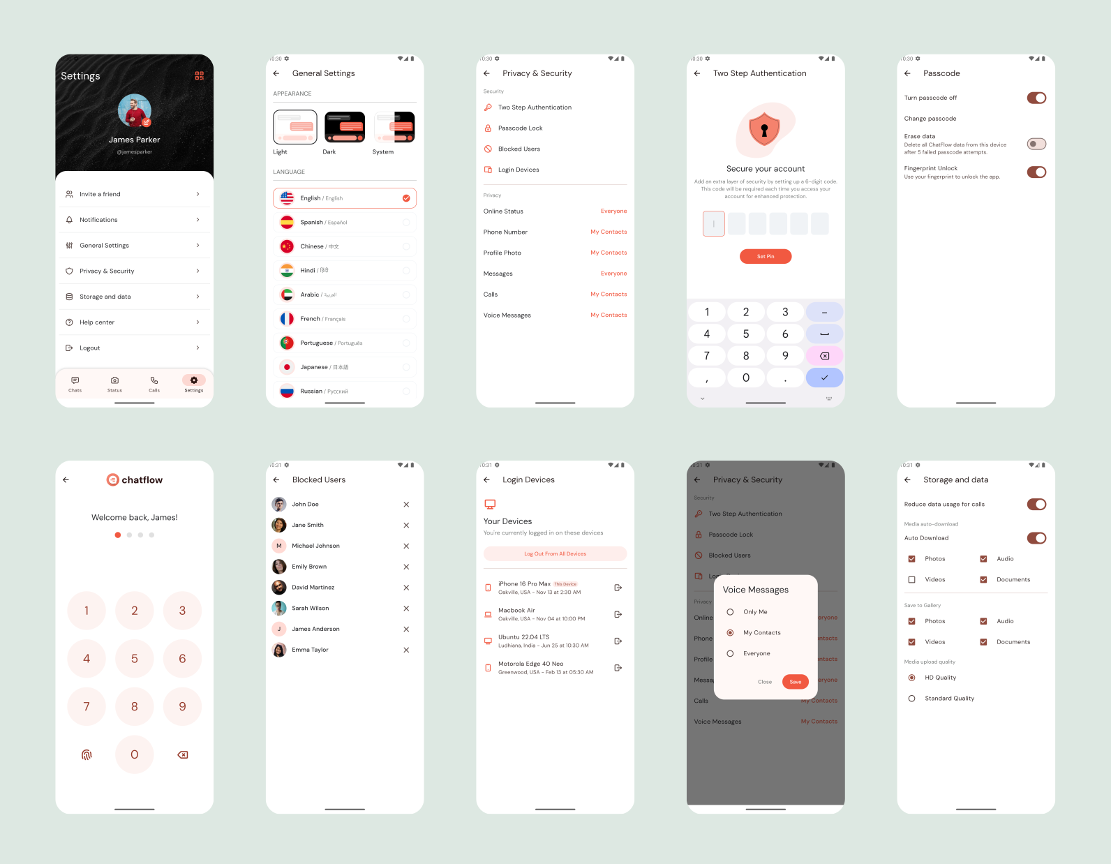 Chatflow Flutter Chat App Ui Kit By Devcraftify Codecanyon 8297