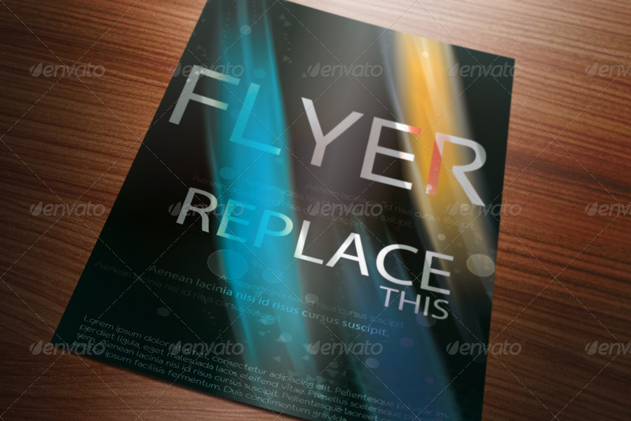 8 Realistic Flyer Mockups, Graphics | GraphicRiver