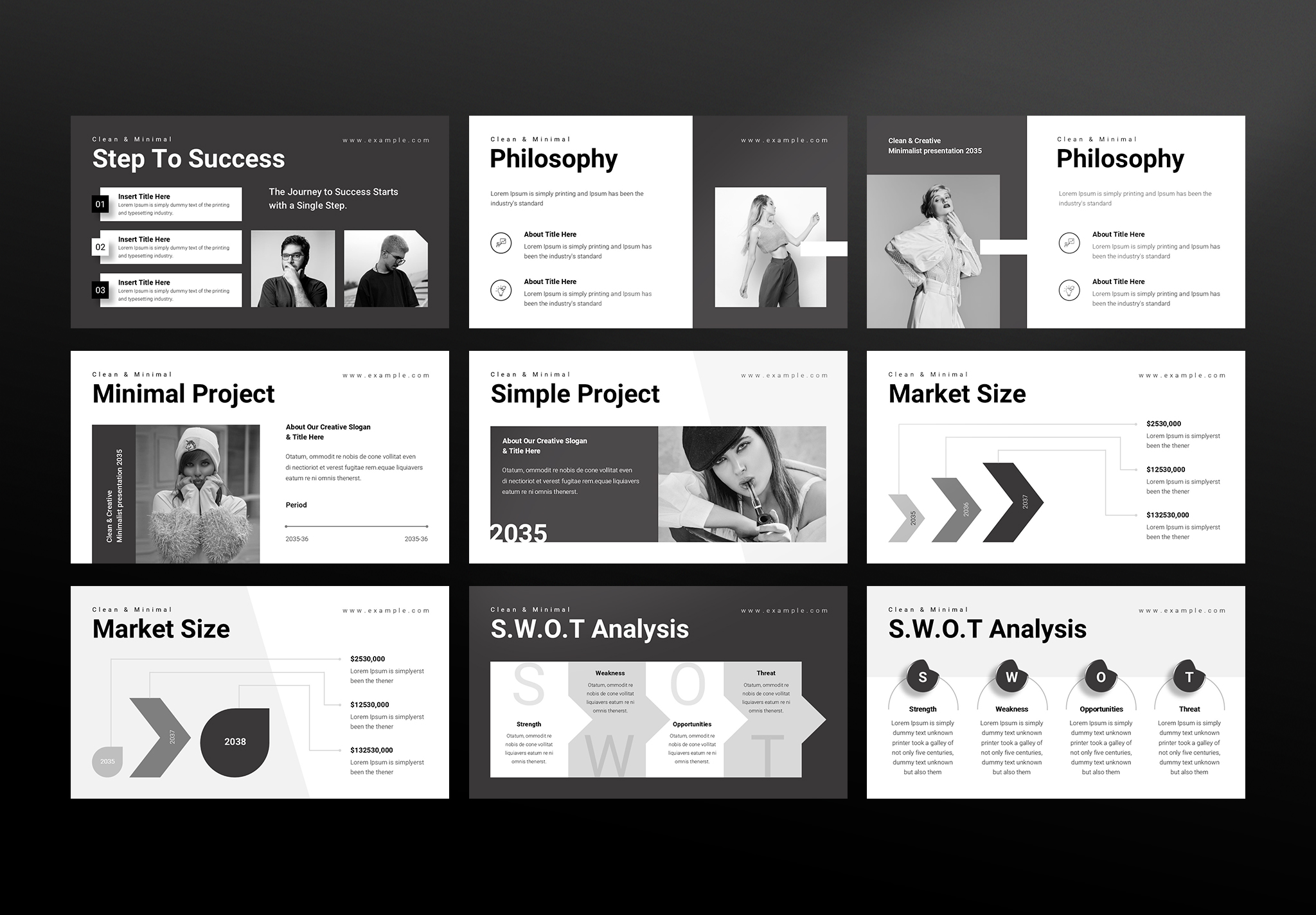 Minimal Creative Powerpoint Presentation Template, Presentation Templates