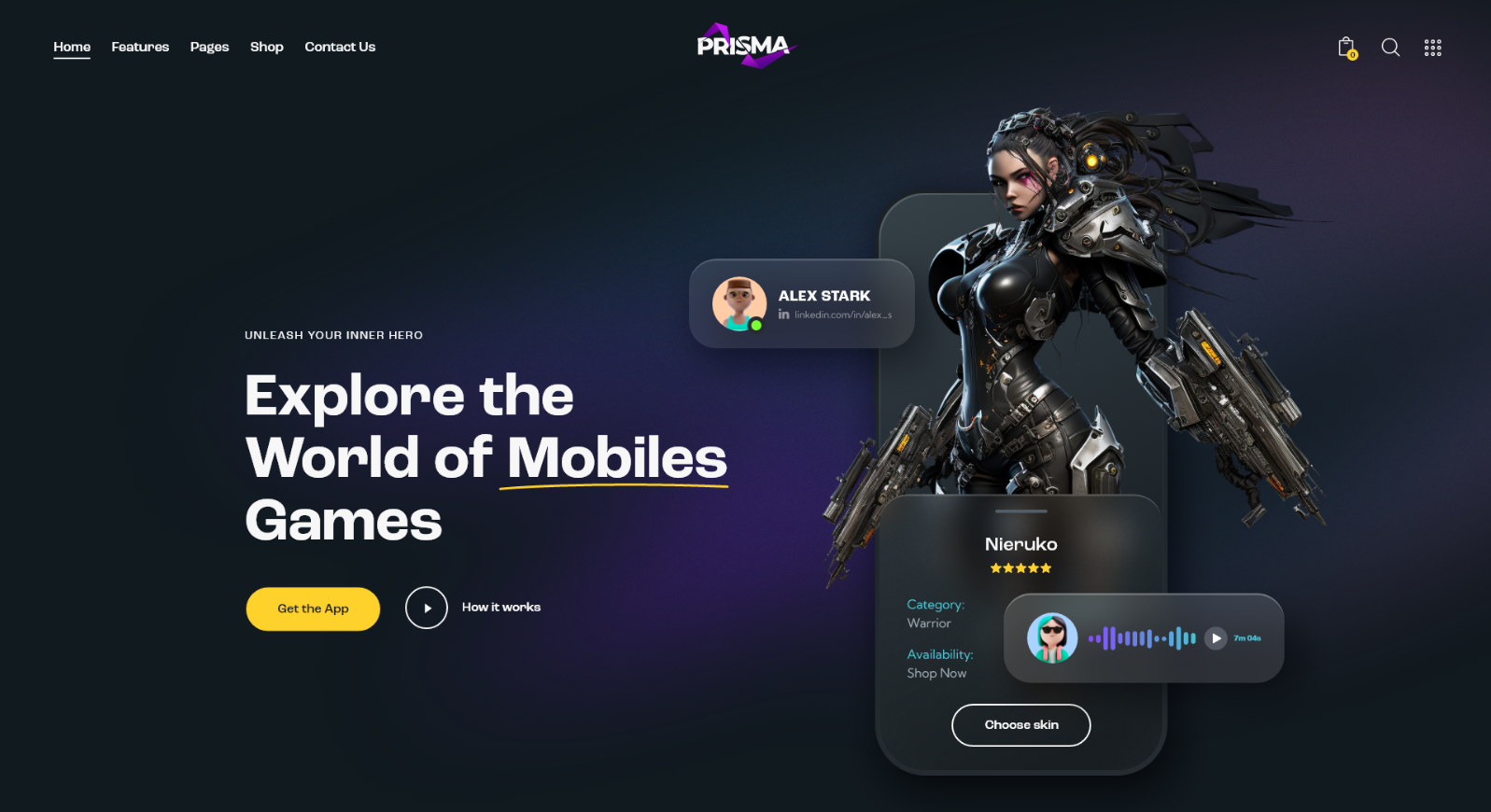 Prisma - Digital Startup & App WordPress Theme + AI by axiomthemes