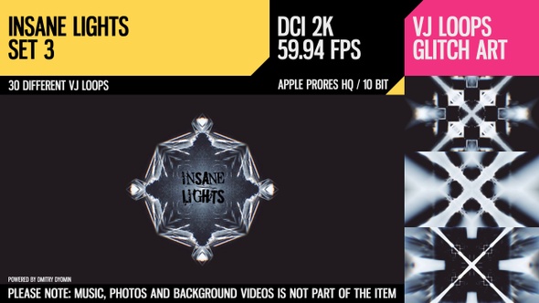Insane Lights (2K Set 3), Motion Graphics | VideoHive