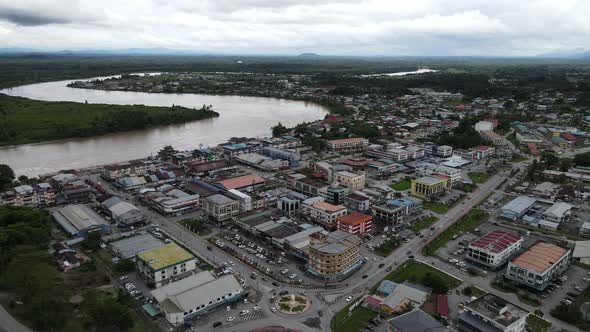 The Towns of Sarawak, Borneo, Malaysia, Stock Footage | VideoHive