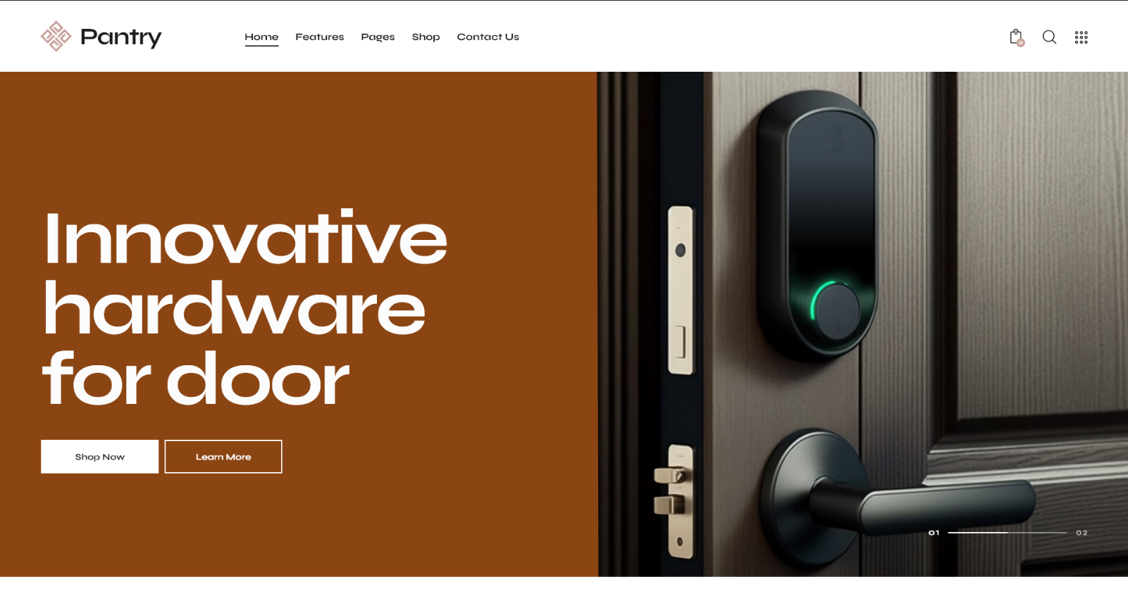 Pantry — Kitchen Cabinets & Furniture WordPress Theme by axiomthemes