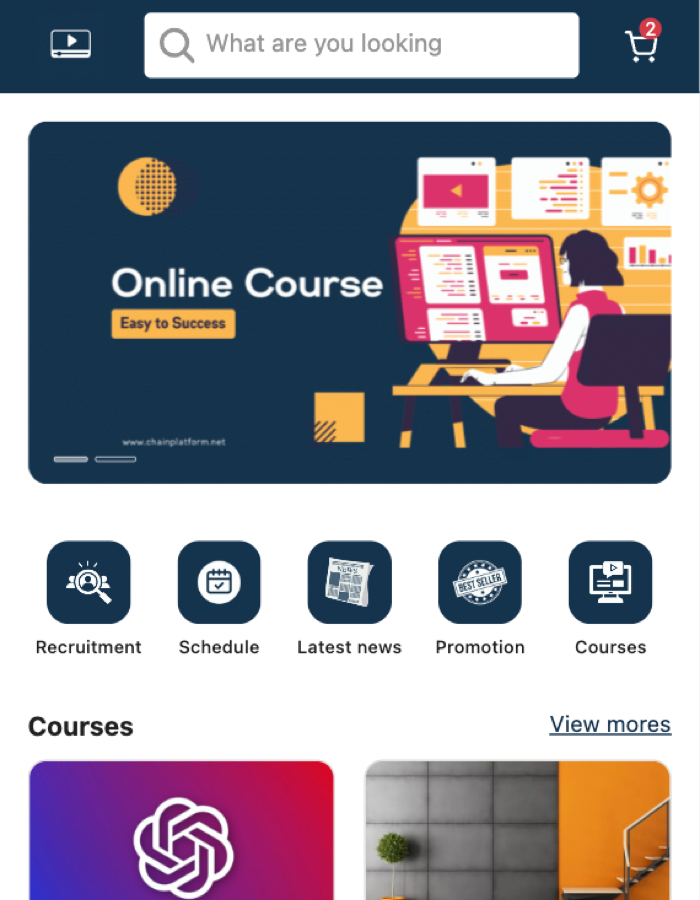 Education complete web app and mini app react native web source code by TigerIOS