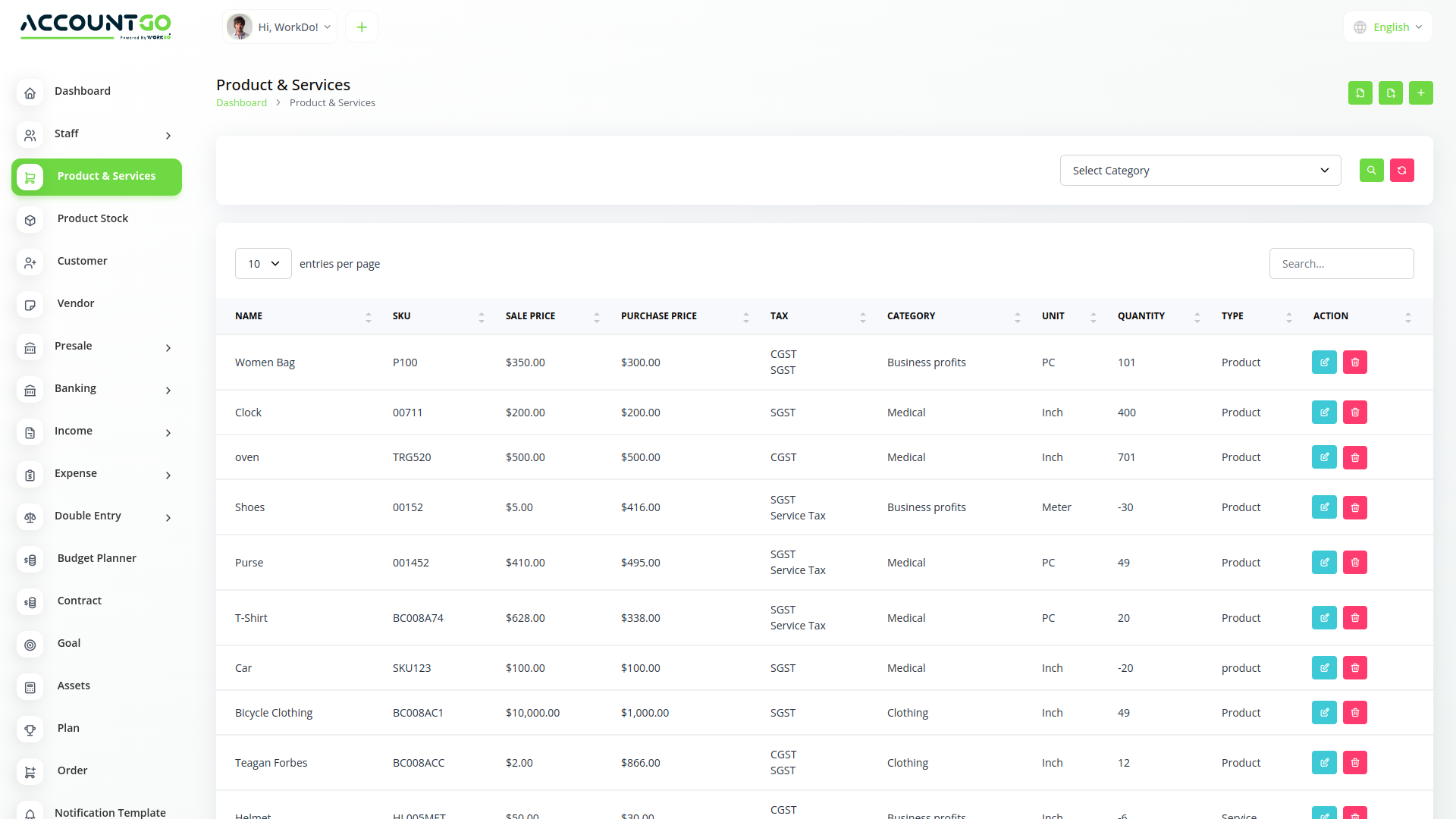 AccountGo SaaS - Accounting and Billing Tool by WorkDo | CodeCanyon