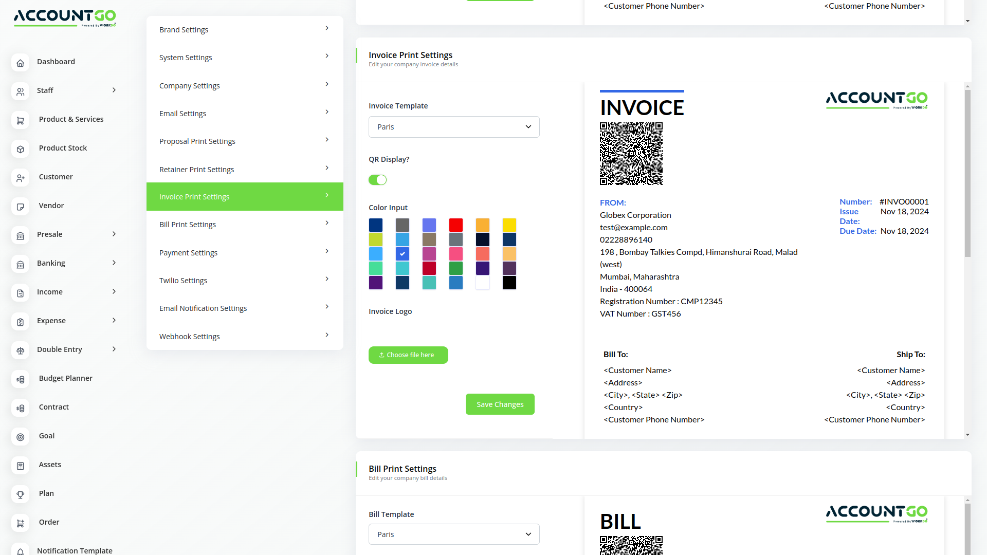AccountGo SaaS - Accounting and Billing Tool by WorkDo | CodeCanyon