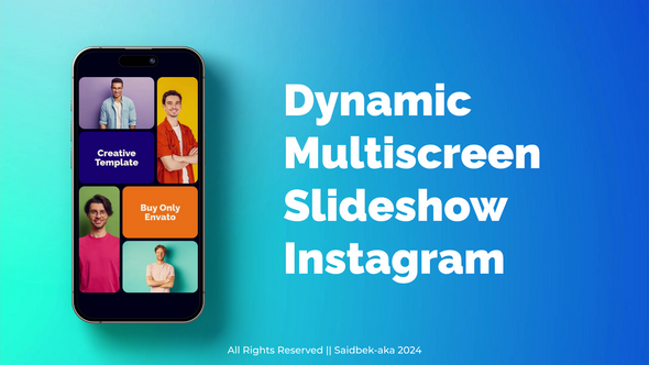 Colorful Instagram Multiscreen Slideshow Split Screen Presentation ...