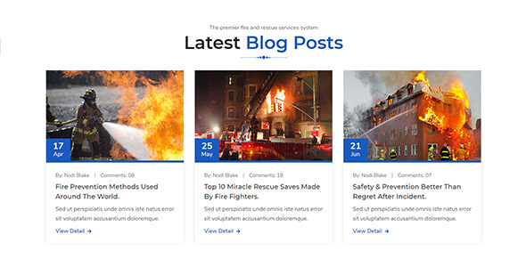 Fiery - Fire Brigade Responsive HTML Template by nauthemes | ThemeForest