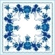 Russian National Blue Floral Pattern by art_of_sun | GraphicRiver