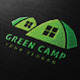 Green Camp Logo Template, Logo Templates | GraphicRiver