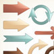 Vector Set of Shiny Arrows, Vectors | GraphicRiver
