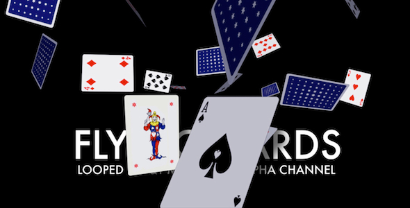 Playing Cards - Flying Loop, Motion Graphics | VideoHive