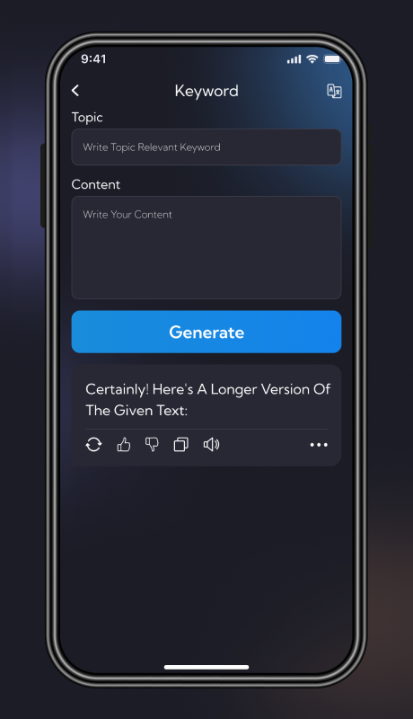 All-in-One AI Assistant for Chatting, Creativity, and Productivity Flutter Application by Nur-Codes
