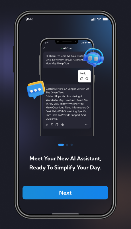 All-in-One AI Assistant for Chatting, Creativity, and Productivity Flutter Application by Nur-Codes