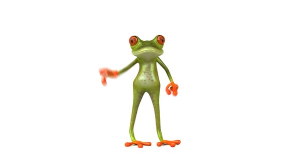 Fun 3D cartoon tree frog dancing, Motion Graphics | VideoHive