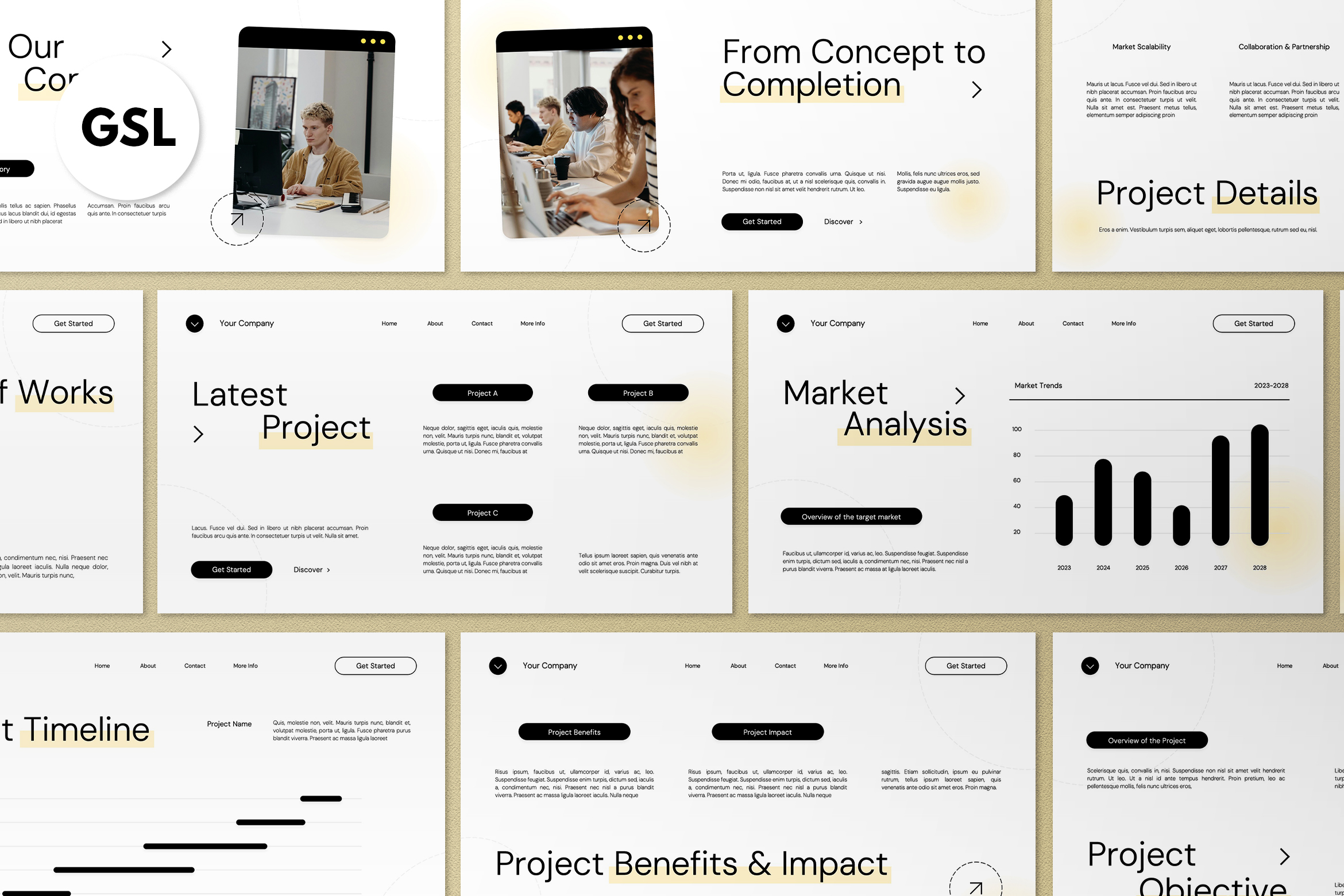 White Modern Software Development Project Proposal Google Slide ...