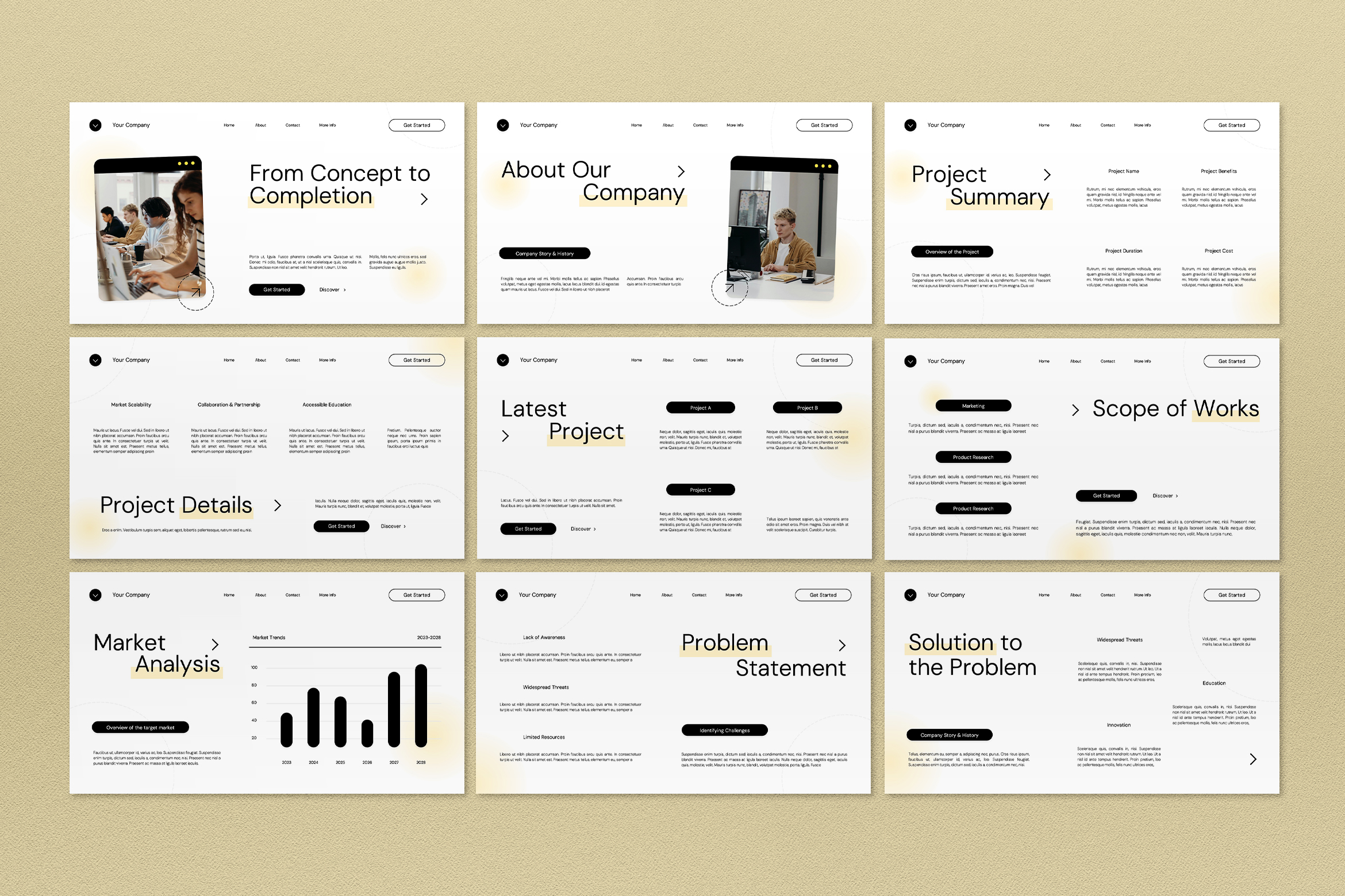 White Modern Software Development Project Proposal Google Slide ...