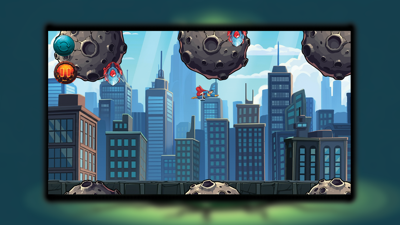 Man of Power - Construct 3 Game (HTML5, AdMob, C3P) by freegameassets2d_com