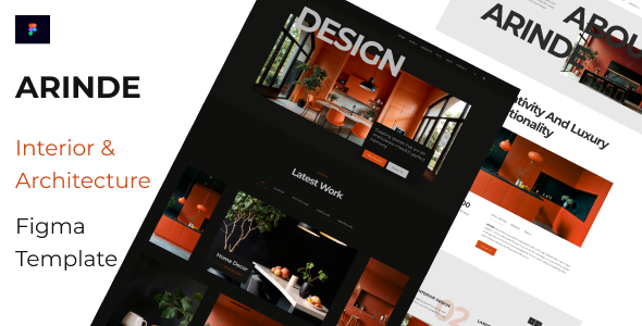 Arinde - Architecture & Interior Design Figma Template by lohatheme