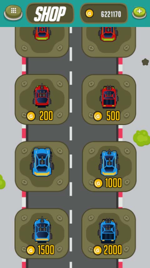 Tank in City - HTML5 | Move & Annihilate Cars with Construct 3 by bomt