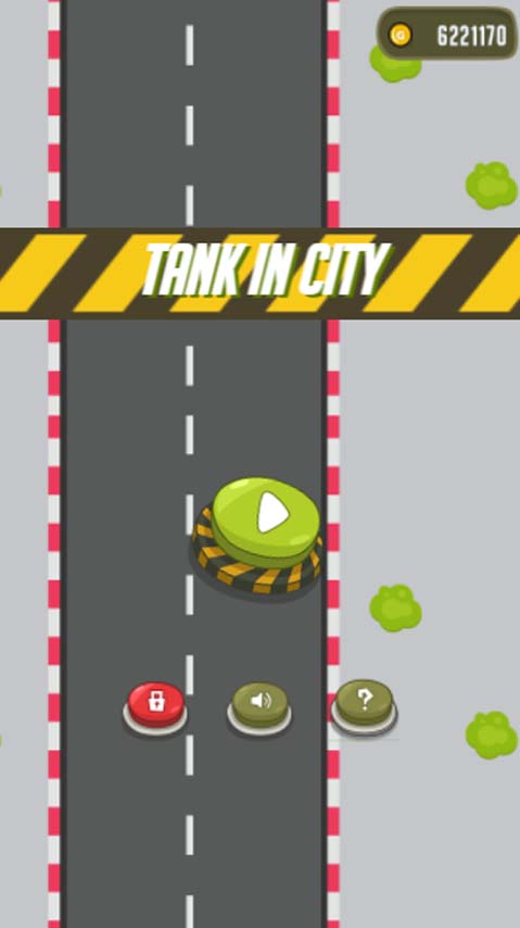 Tank in City - HTML5 | Move & Annihilate Cars with Construct 3 by bomt