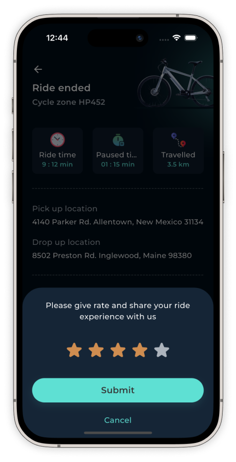 Bicycle Rental App Template in Flutter | CycleZone | Multi Language by ...