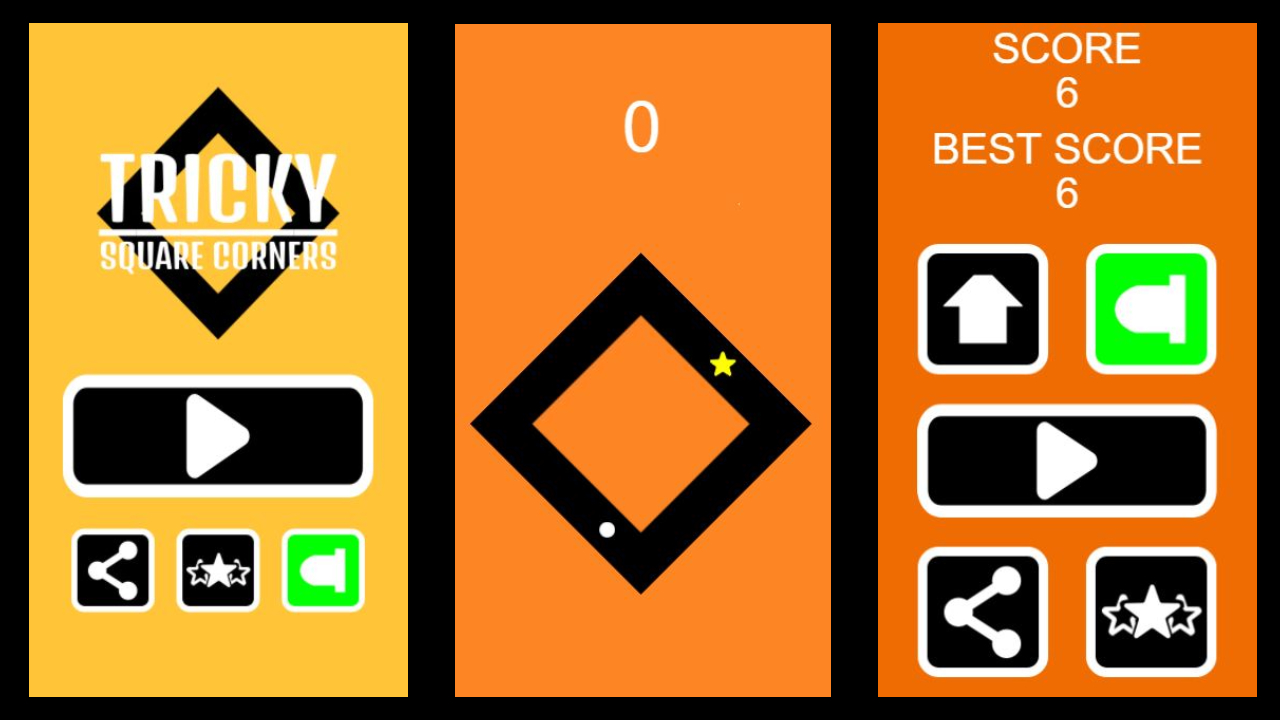 2D Tricky Square Corners - Addictive Endless Fun Reflex Challenge Game ...