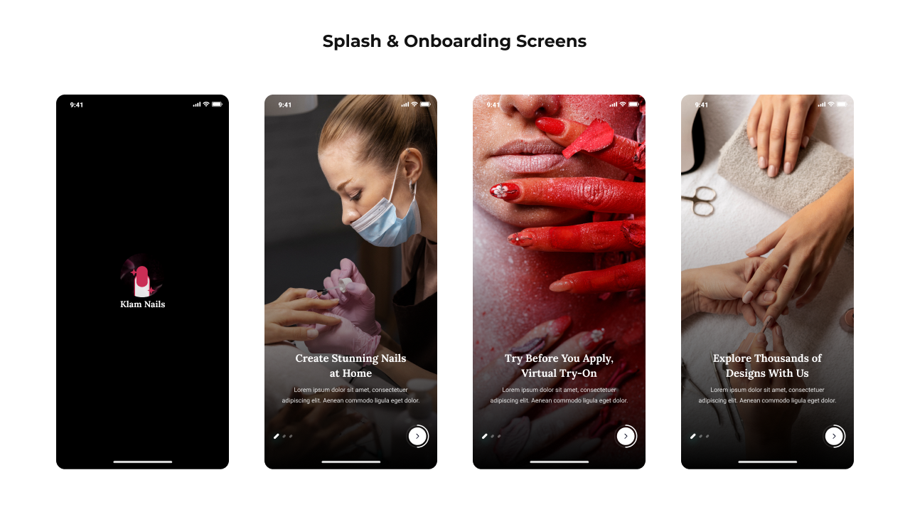 Klam Nails | Nail Art Mobile App | React Native Expo Template by codeforge0